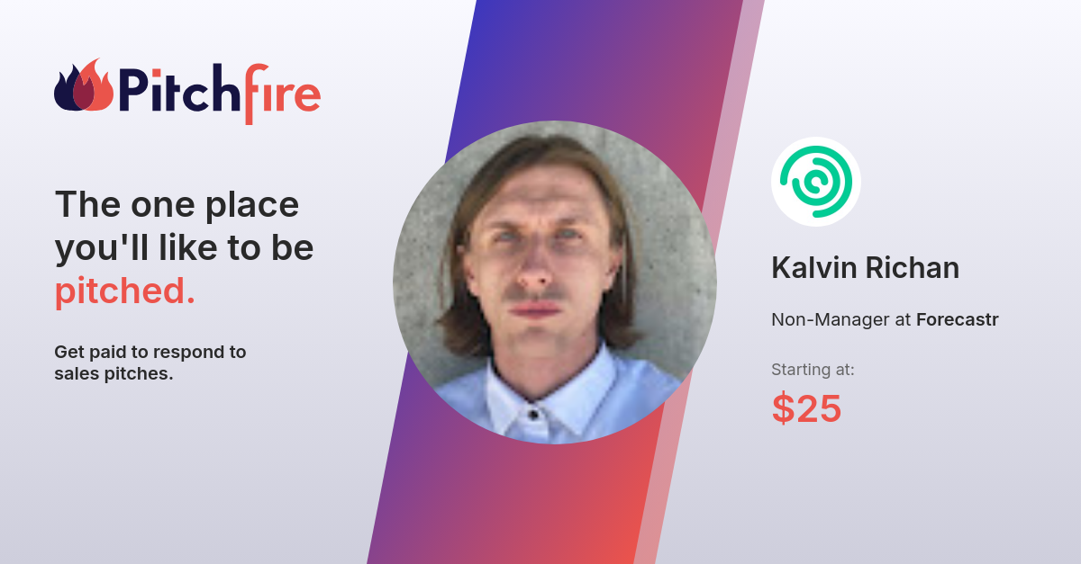 Pitch Kalvin Richan | Pitchfire