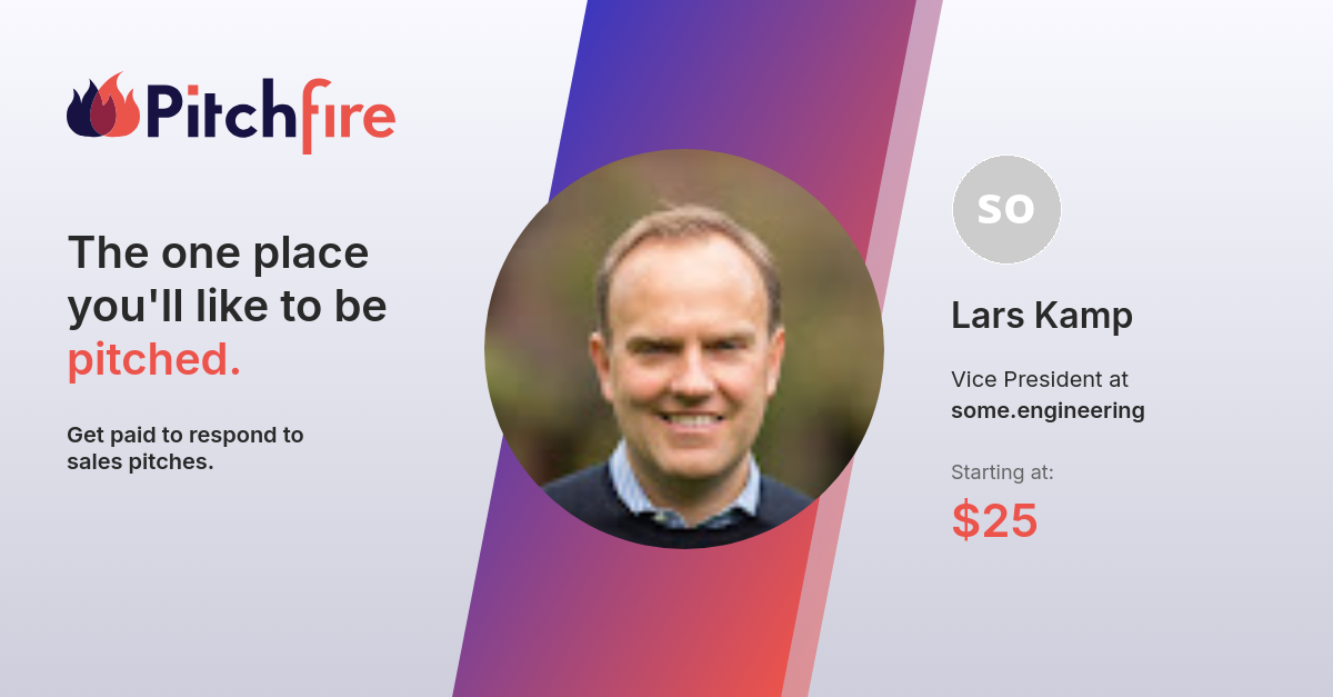 Pitch Lars Kamp | Pitchfire