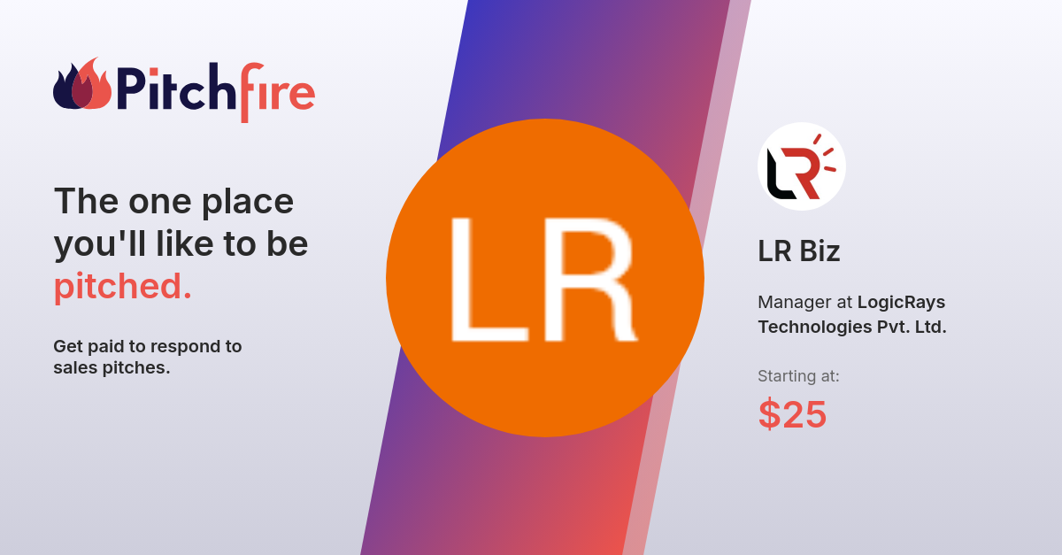 Pitch LR Biz | Pitchfire
