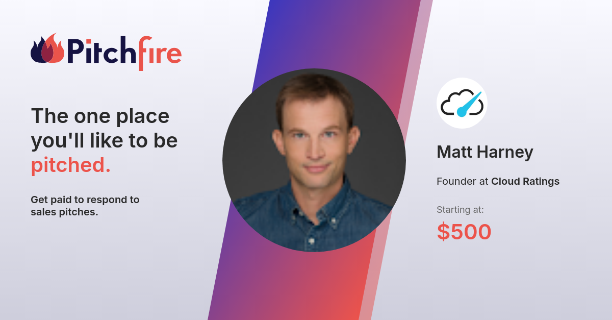 Pitch Matt Harney | Pitchfire