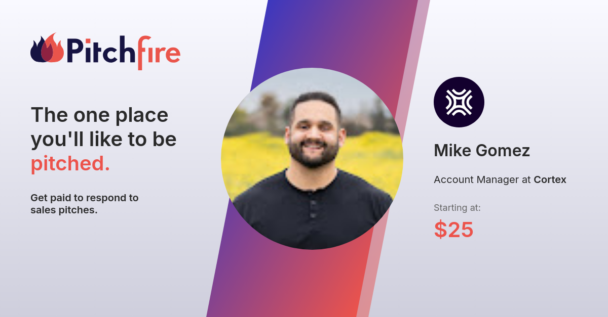 Pitch Mike Gomez | Pitchfire