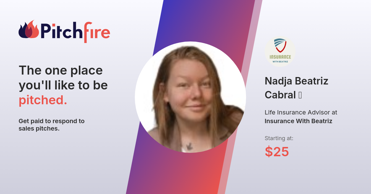 Pitch Nadja Beatriz Cabral 🌱 | Pitchfire