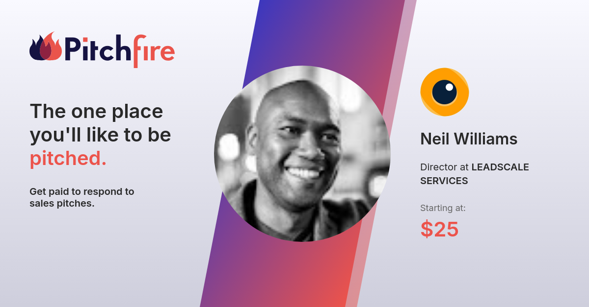 Pitch Neil Williams | Pitchfire