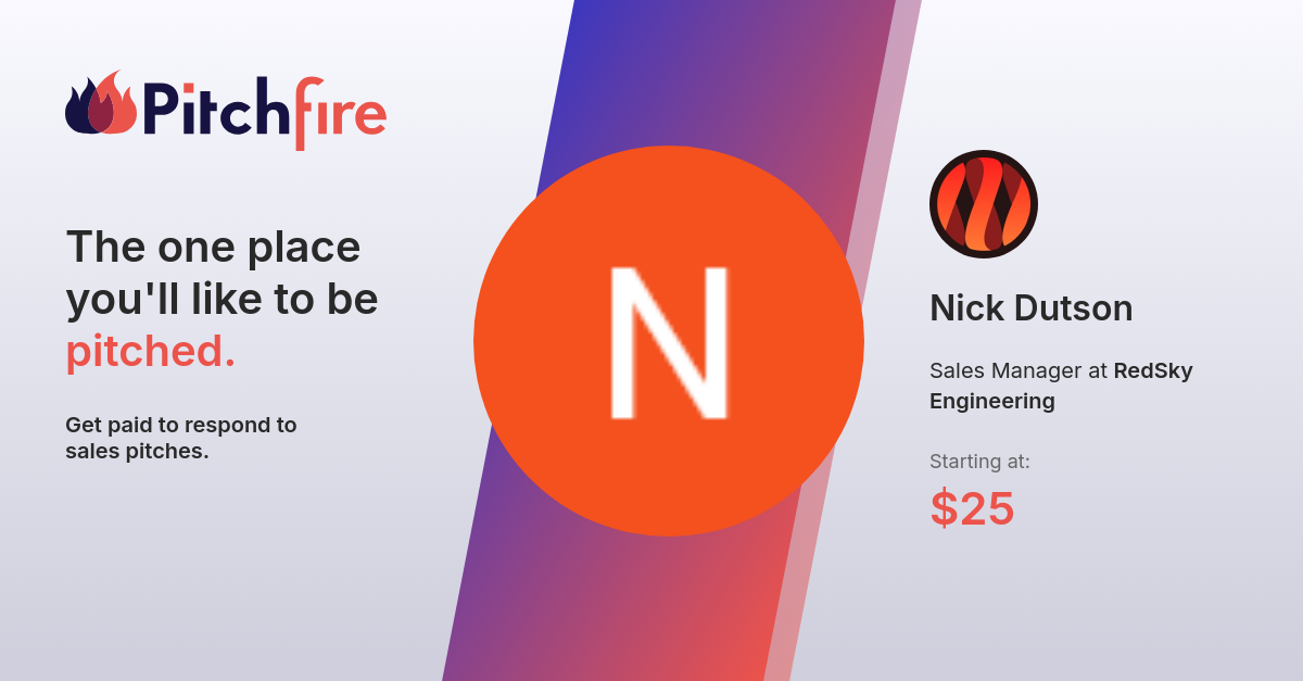 Pitch Nick Dutson | Pitchfire