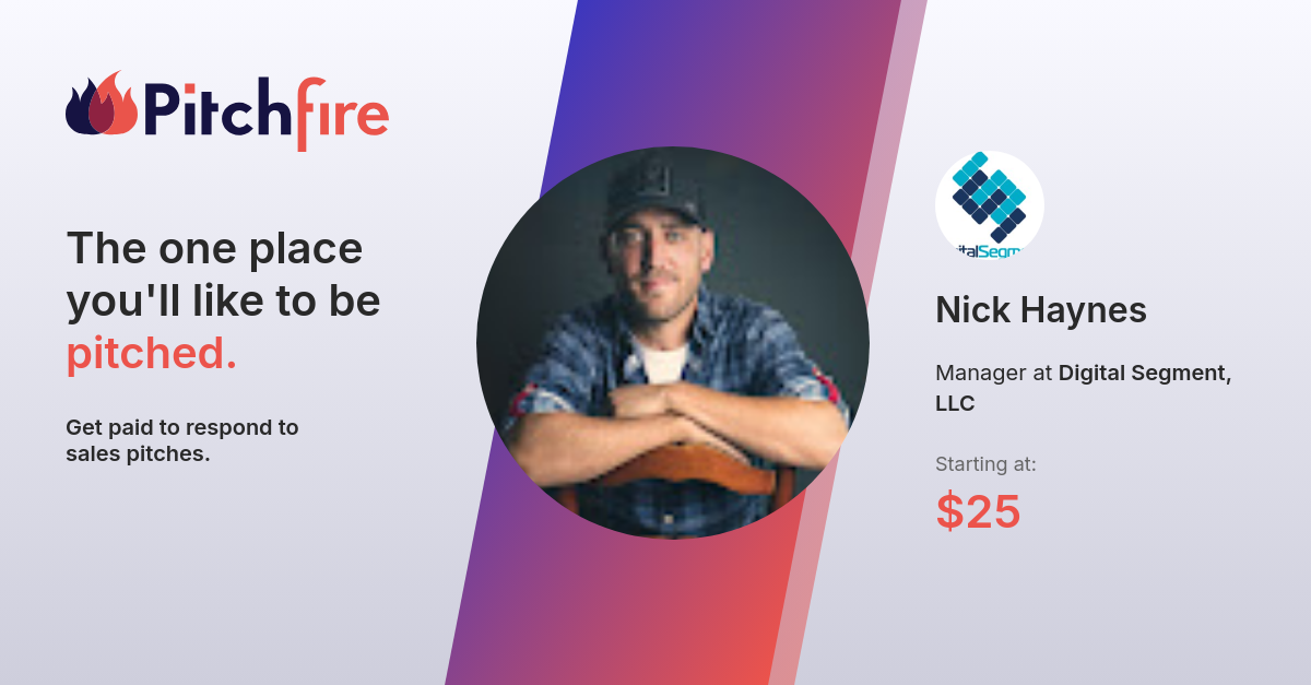 Pitch Nick Haynes | Pitchfire