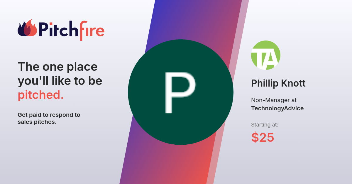 Pitch Phillip Knott | Pitchfire