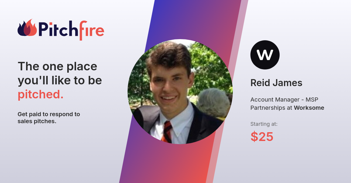 Pitch Reid James | Pitchfire