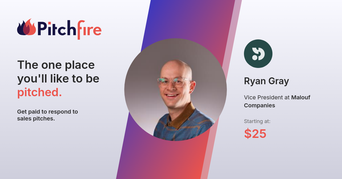 Pitch Ryan Gray | Pitchfire