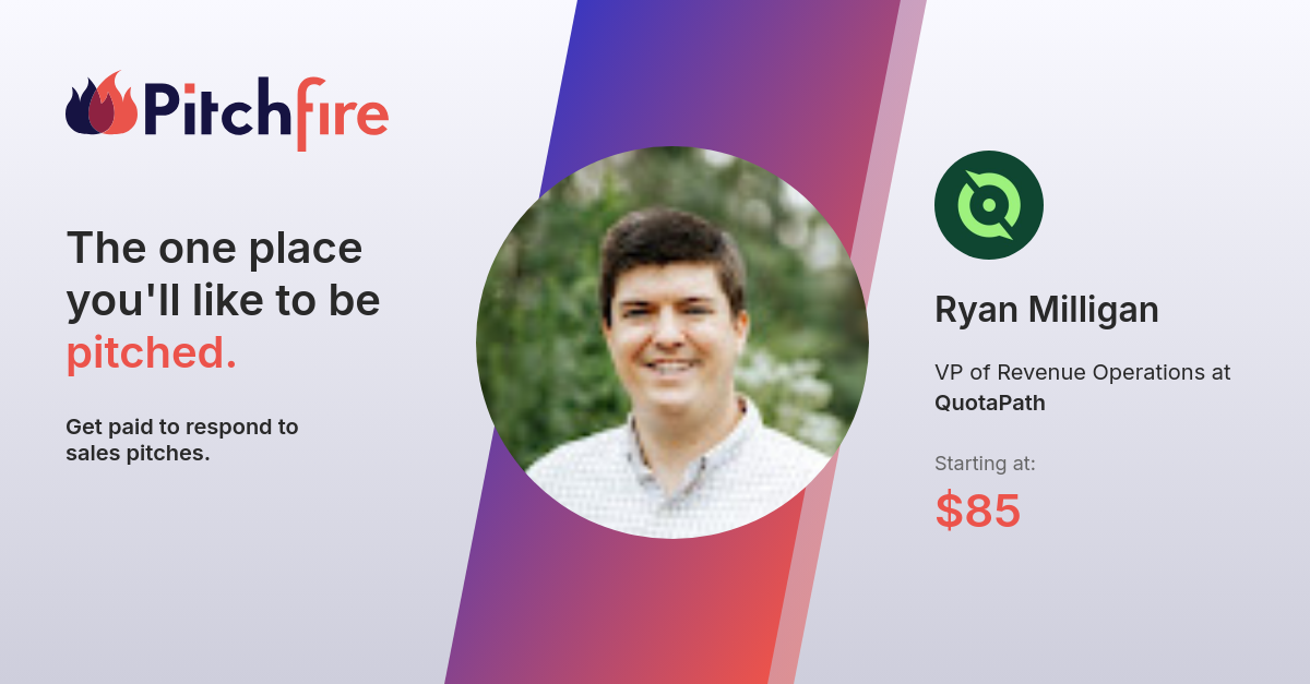 Pitch Ryan Milligan | Pitchfire