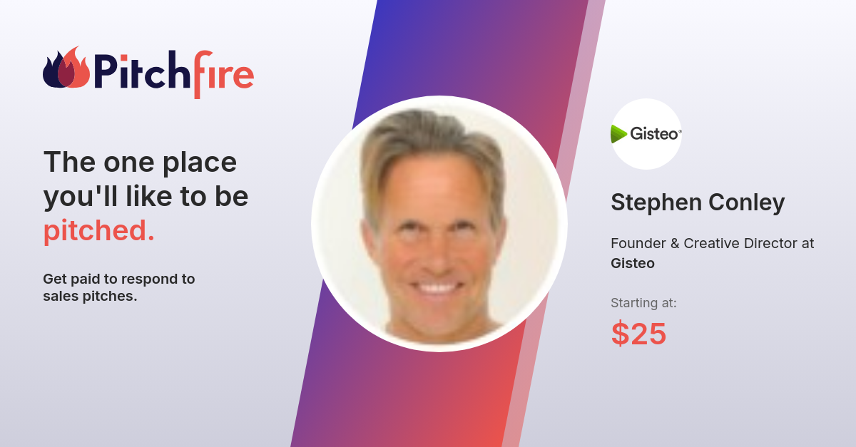 Pitch Stephen Conley | Pitchfire