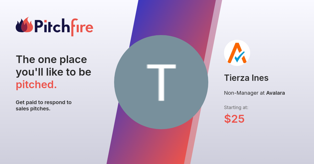 Pitch Tierza Ines | Pitchfire