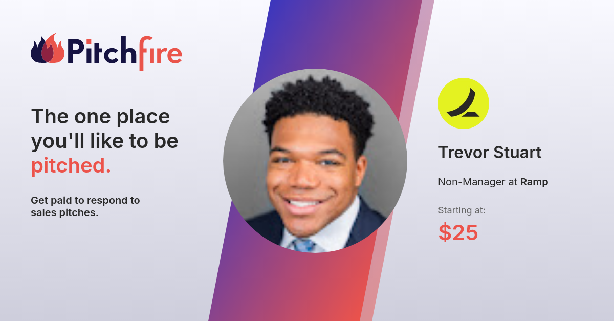 Pitch Trevor Stuart | Pitchfire